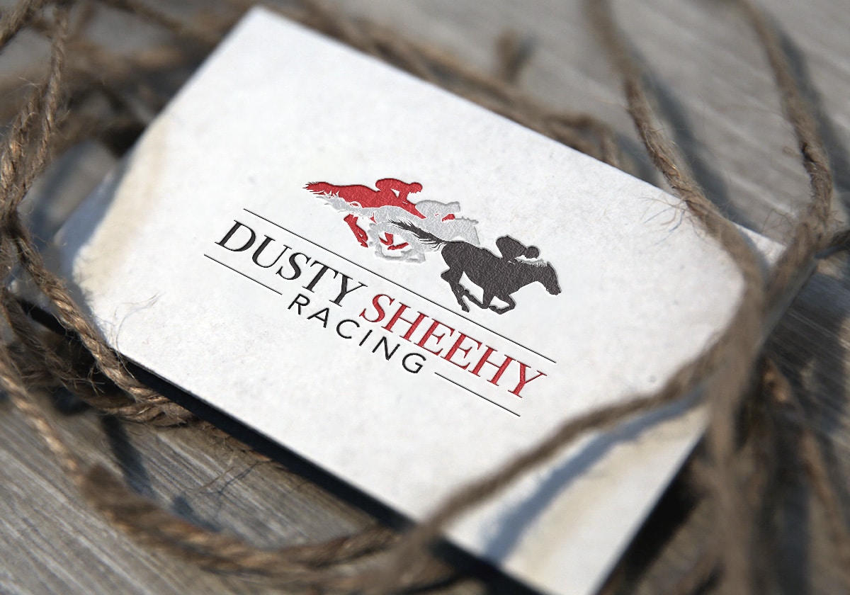 Dusty Sheehy Racing Logo Design - Black Soda Creative Studio Wexford